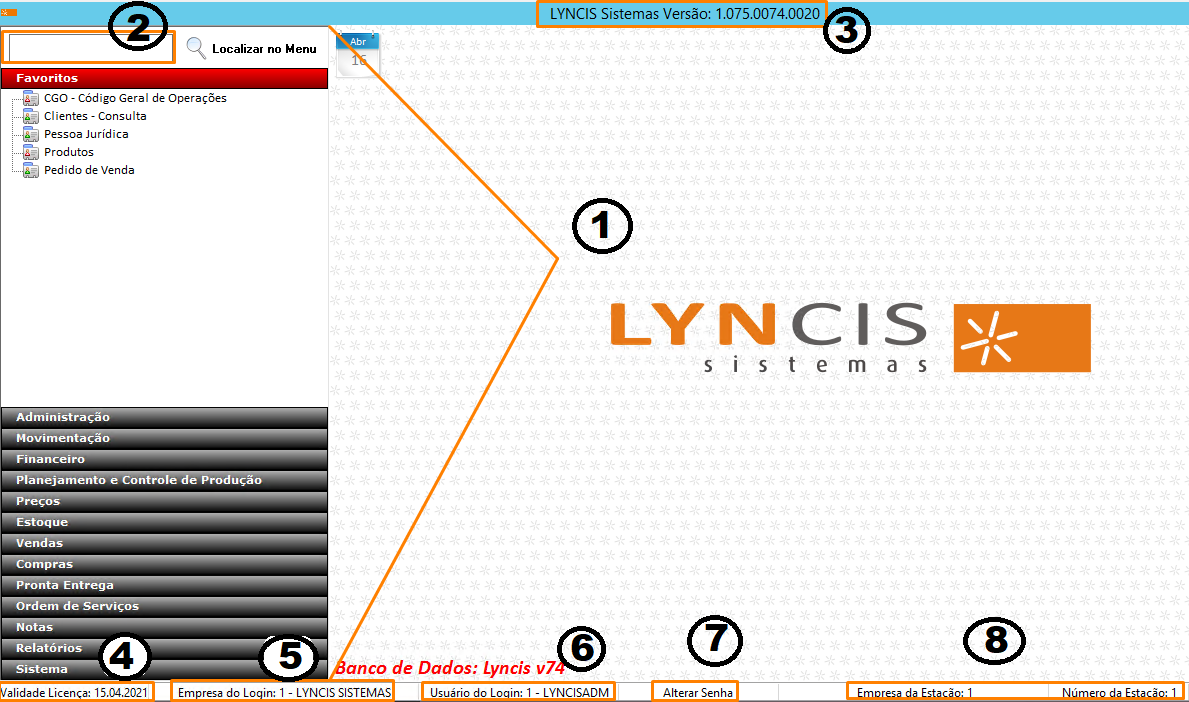 » Introdução ao ambiente Lyncis ERP