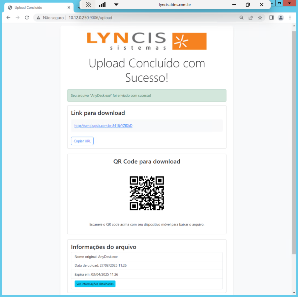 » Compartilhador de Arquivos